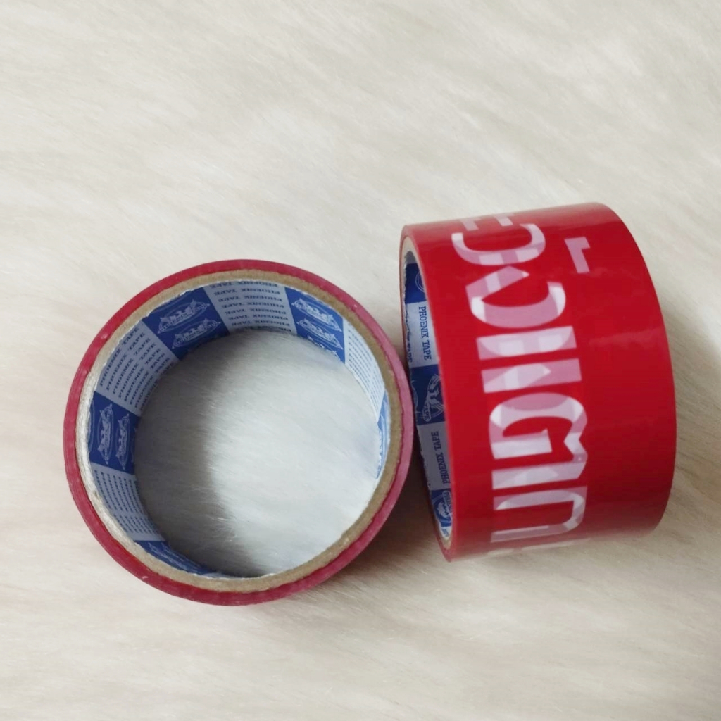 [1 ม้วน] PHOENIX TAPE เทประวังแตก พื้นแดง หน้ากว้าง 1.9 นิ้ว ยาว 20 หลา ...