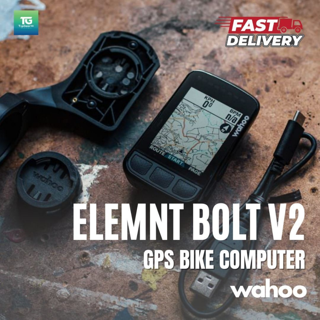 [ประกันศูนย์ไทย] WAHOO ไมล์ รุ่น ELEMNT BOLT V2, Cycling Computers จอสี ...