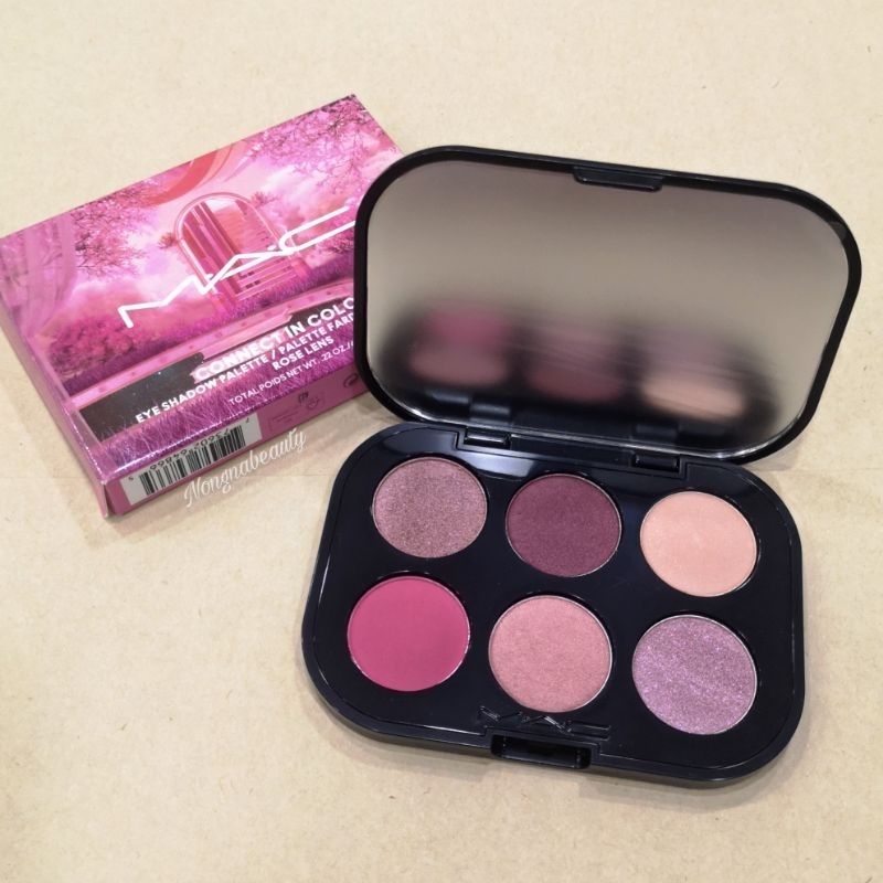 MAC Connect Connect In Color Palette X6 สี Rose Lensอายแชโดว์ โทนสีดอก ...