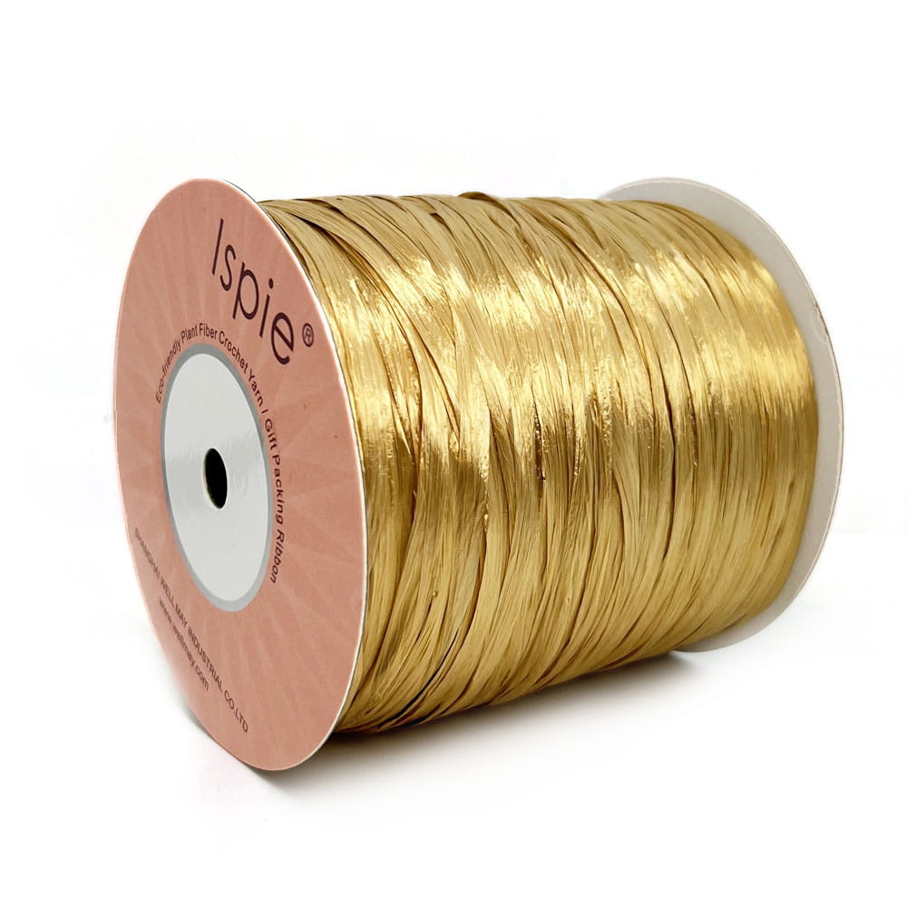 ISPIE Raffia Yarn ไหมราเฟียถักกระเป๋า ถักหมวก ขนาด 250m/160g Rayon Raffia | Shopee Thailand
