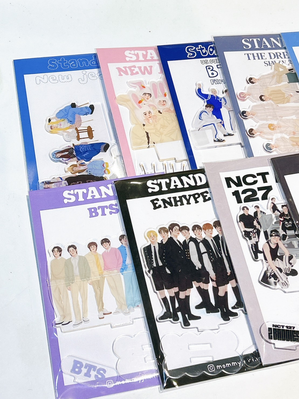 (พร้อมส่ง) Standy New jeans BTS Treasure NCT Enhypen l สแตนดี้ นิวจีนส์ ...