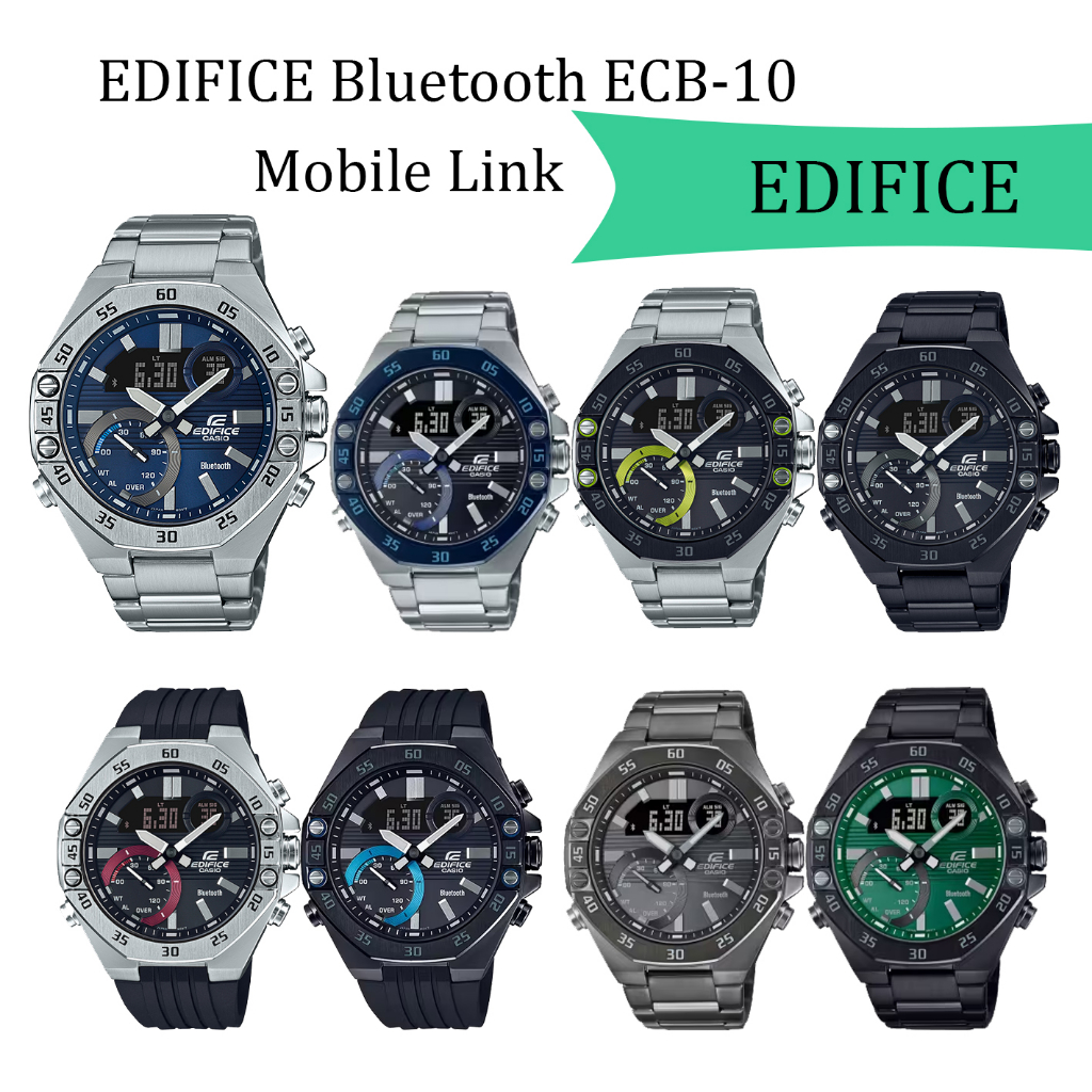 Edifice bluetooth นาฬิกาสปอร์ต casio รุ่น ECB-10 ของแท้ประกันศูนย์ 1 ปี #ECB-10D #ECB-10DB-1A # ...