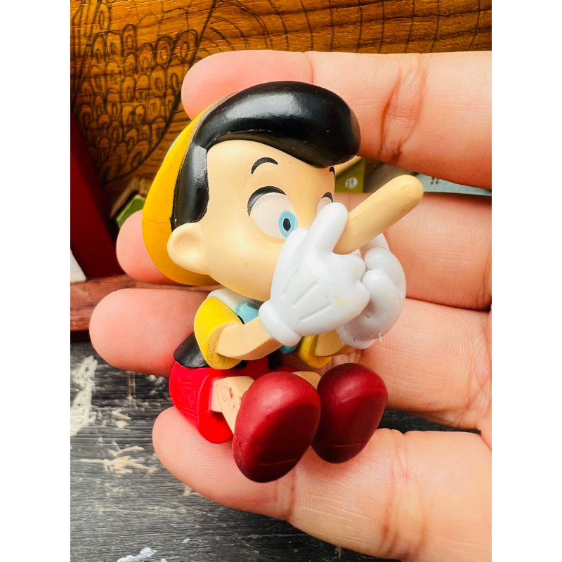 Pinocchio งานแท้ทั้งคู่ สภาพดี อันซ้ายสวมนิ้ว อันขวายางตันจมูกยาว ...