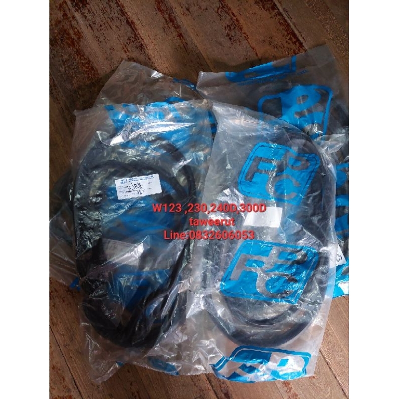 Benz ยางขอบประตู ครบชุด สำหรับรุ่น W123 230 240D 300D สำหรับ4บานประตู ...