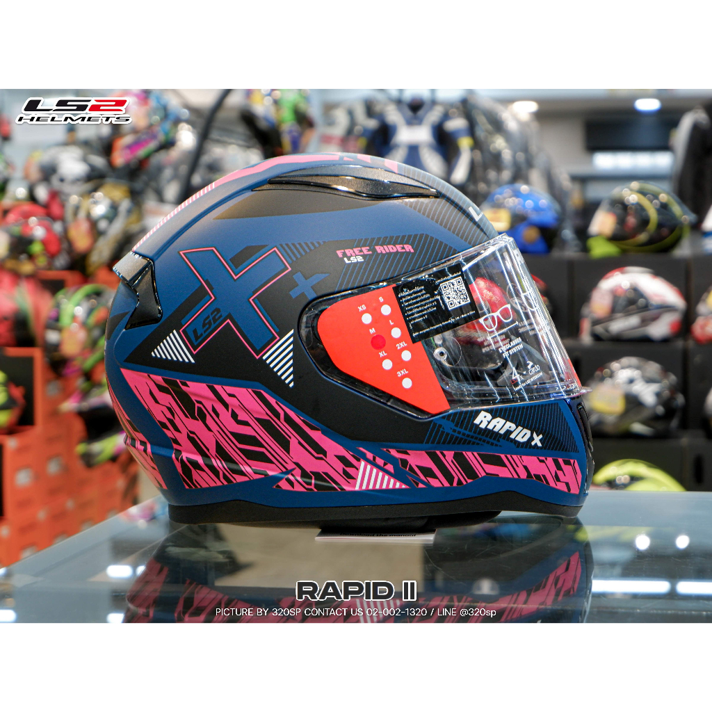 หมวกกันน็อค LS2 RAPID II FF353 | ลายใหม่ล่าสุด ส่งไว!!! 320SP | Shopee ...