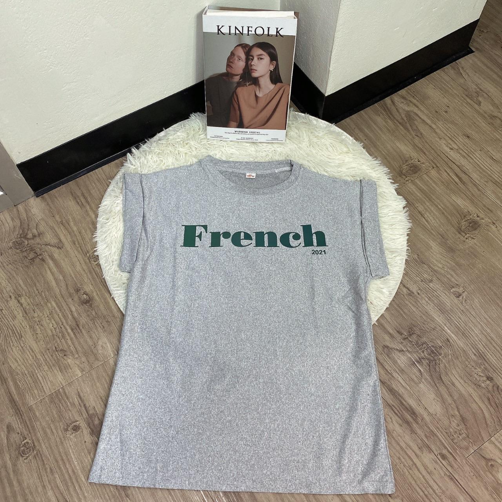 T01เสื้อยืดคอกลม แขนกุด สกรีนลายภาษาอังกฤษ | Shopee Thailand