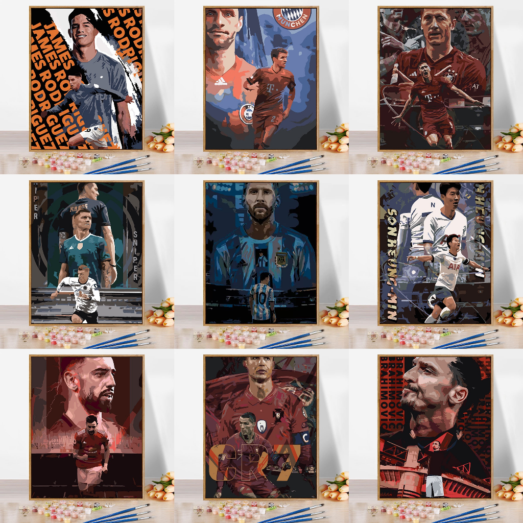 ระบายสีตามตัวเลข DiY 40x50cm ⚡💥 รูปวาด ระบายสี ภาพชุด ภาพวาดระบายสี ภาพระบายสีตามตัวเลข | Shopee ...