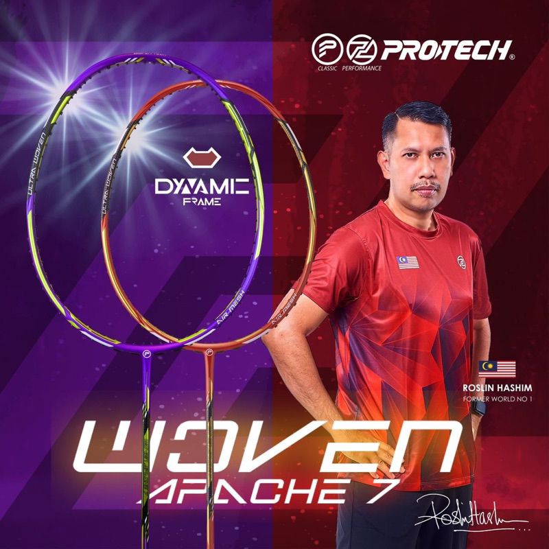 ไม้แบดมินตัน Protech รุ่น Woven Apache 7 | Shopee Thailand