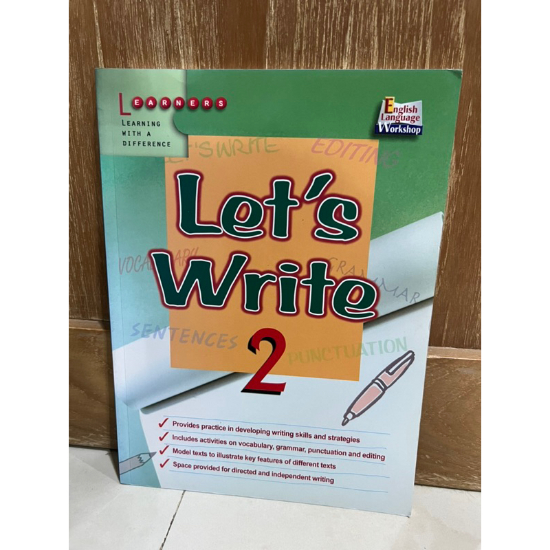 Let’s Write 2 แบบฝึกหัดภาษาอังกฤษชั้นประถม2 พร้อมเฉลย | Shopee Thailand