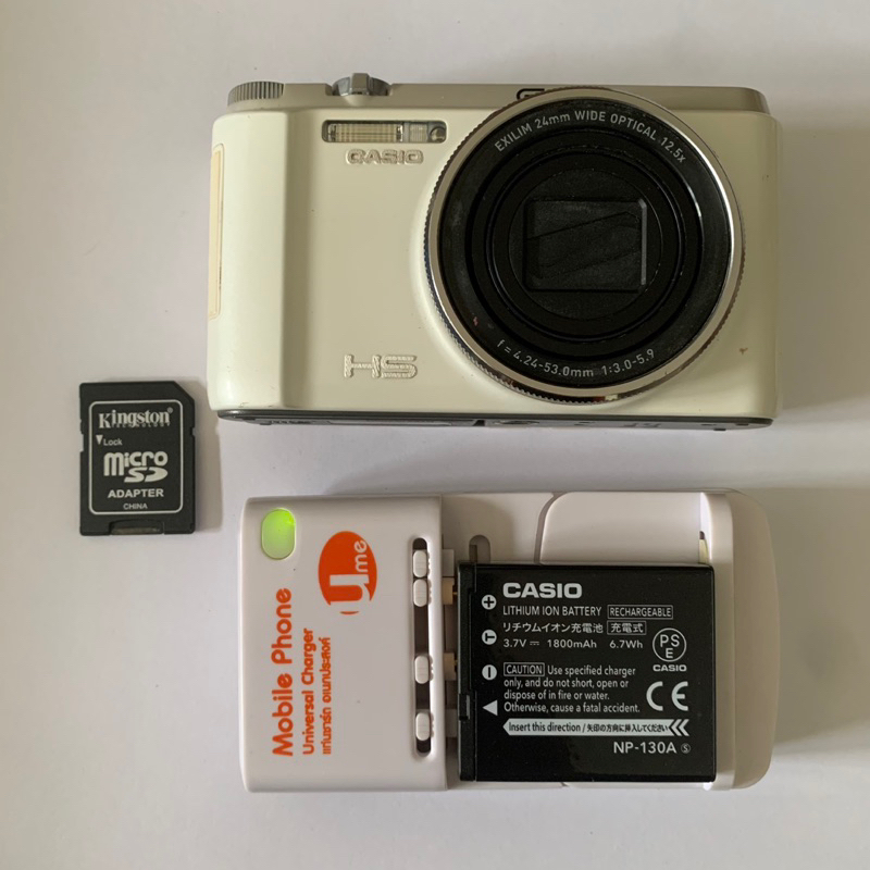 Casio Exiim (HS )EX-ZR1500 Camera กล้องมือสอง ใช้งานปกติ กล้องเซลฟี่ฟ ...