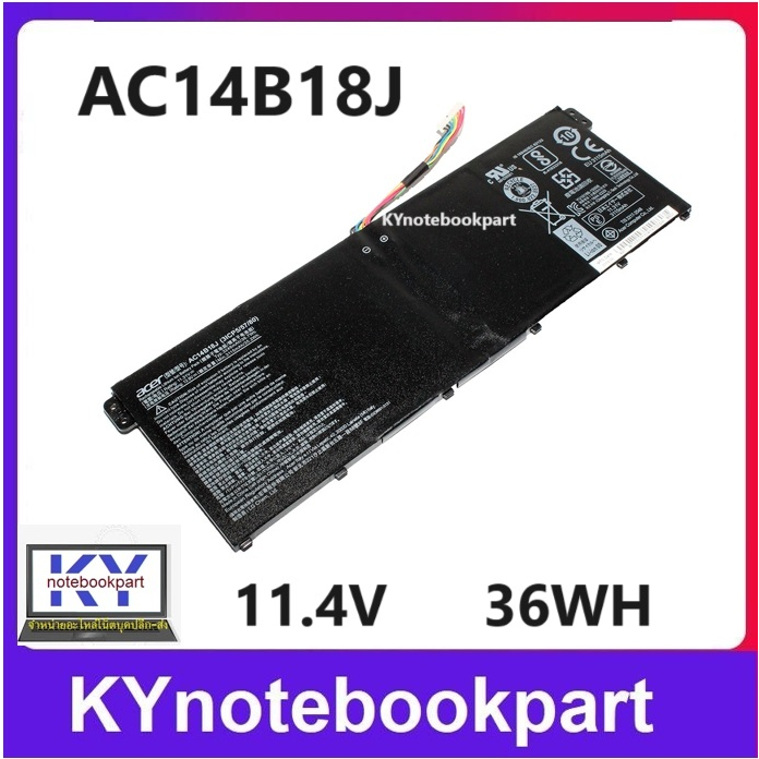 BATTERY ORIGINAL ACER แบตเตอรี่ ของแท้ Aspire ES1-512 AC14B18J 3ICP5/57 ...