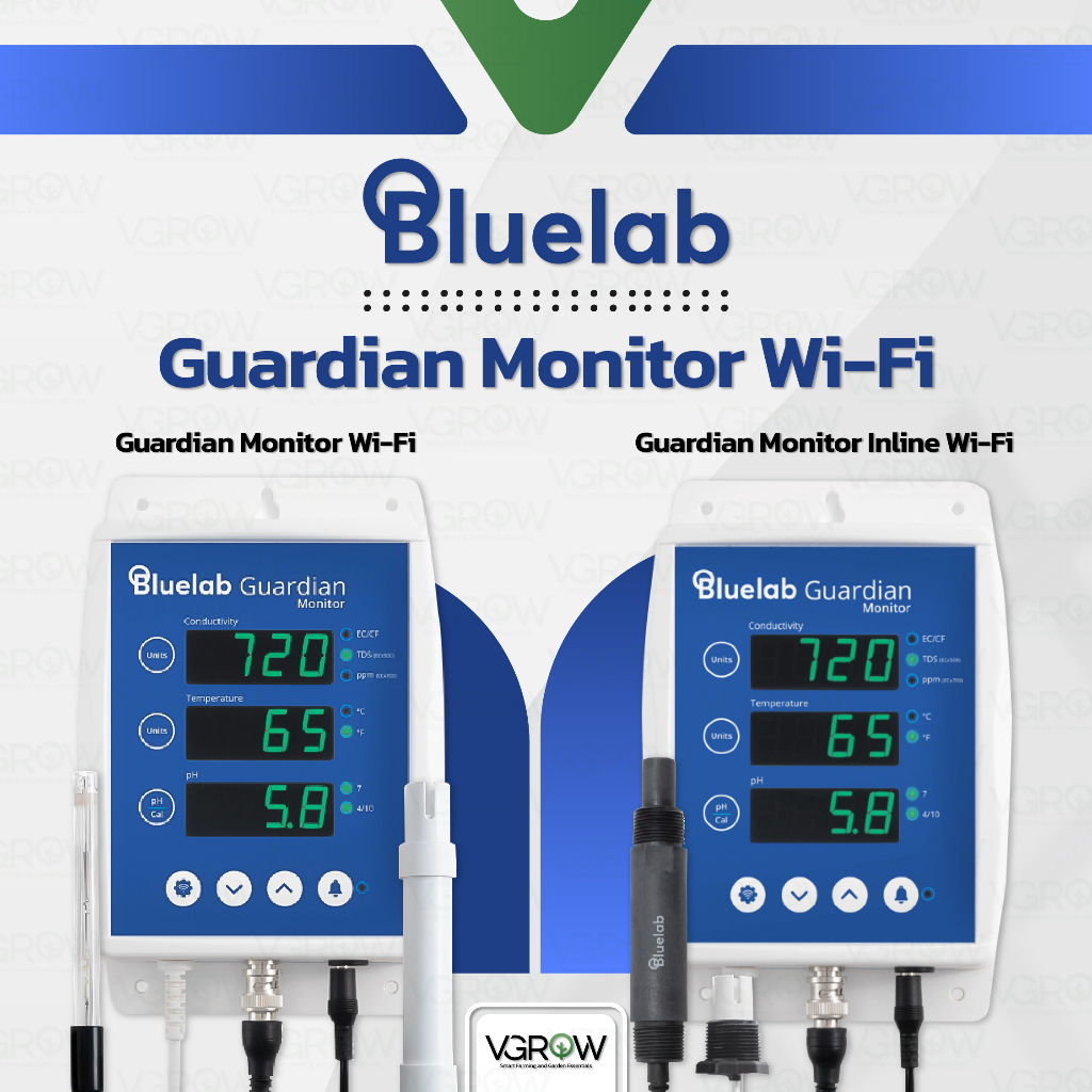 [ส่งฟรี] Bluelab Guardian Monitor Wi-Fi / Inline เครื่องวัดค่า pH EC ทำ ...