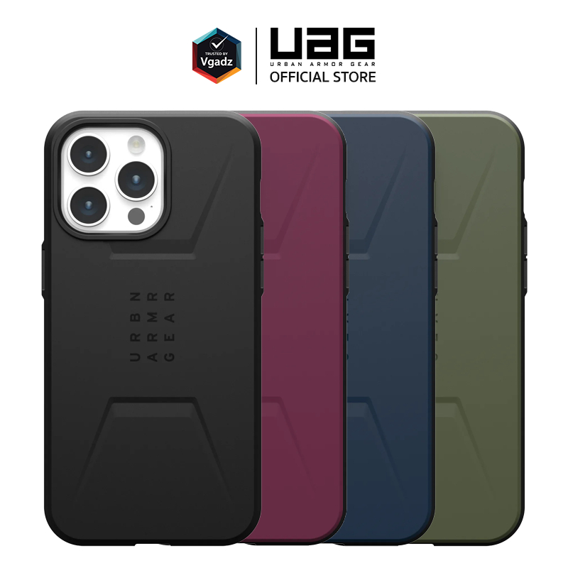 UAG เคสสำหรับ iPhone 15 / 15 Pro / 15 Pro Max รุ่น Civilian Magnetic ...