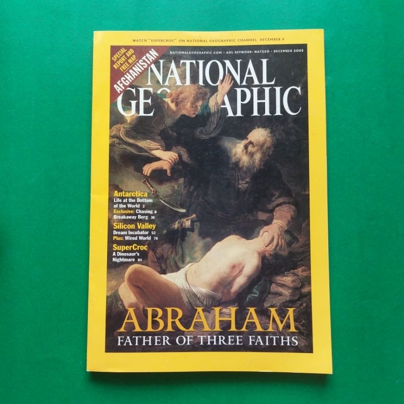 NATIONAL GEOGRAPHIC DECEMBER 2001 AFGHANISTAN ANTARCTICA ICE ISLANDS ...