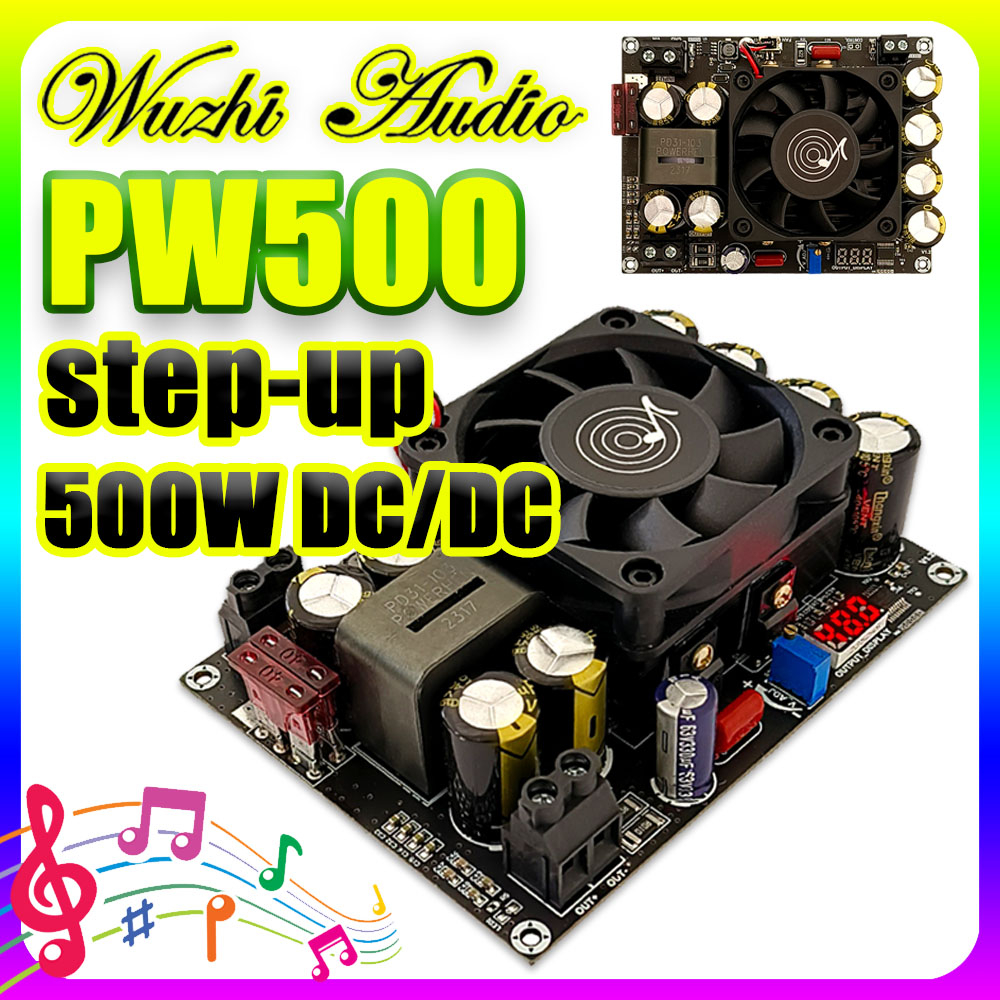 【ภายในประเทศ】 WUZHI ZK-PW500 500W Step-Up Boost Converter DC/DC แปลงไฟ ...