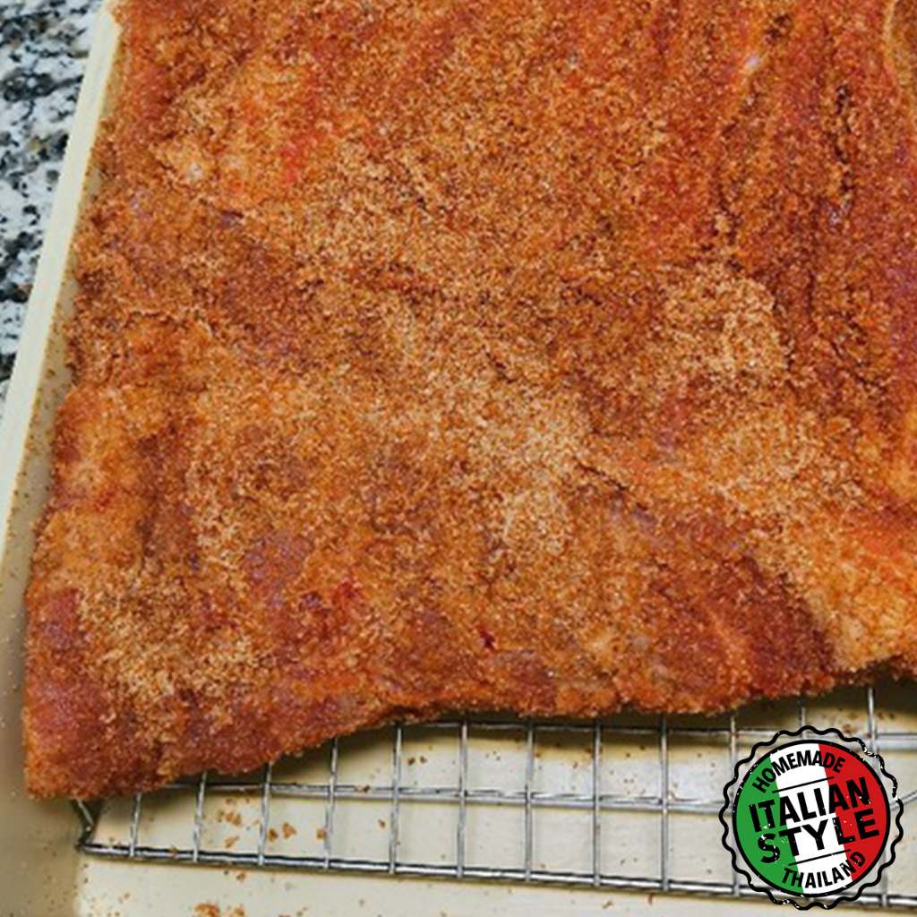 SPICY PORK BELLY Homemade | ซาลามี่ช่างฝีมือ หมูสามชั้นไทย | Italian ...