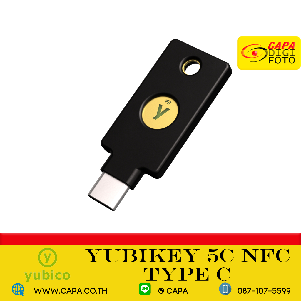 YubiKey 5C NFC Yubico - Two factor authentication security key-USB-C ... YubiKey 5C NFC Yubico - Two factor authentication security key-USB-C ...