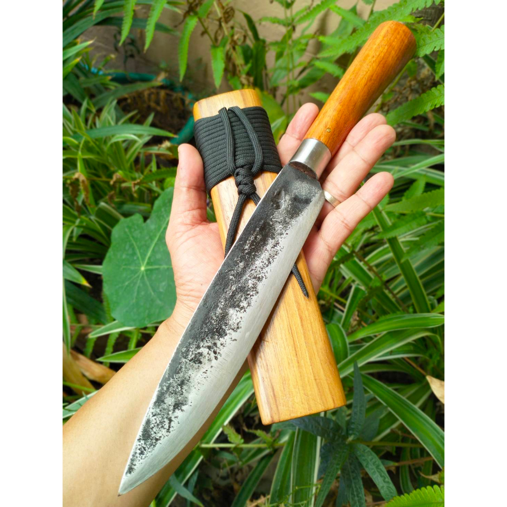 มีดเหน็บ อีเหน็บ E-Nep มีดซุย มีดพกพา มีดเดินป่า มีดแคมป์ 7.8” SUP9 ตีร้อนชุบแข็ง ผิวไฟ ด้าม ...