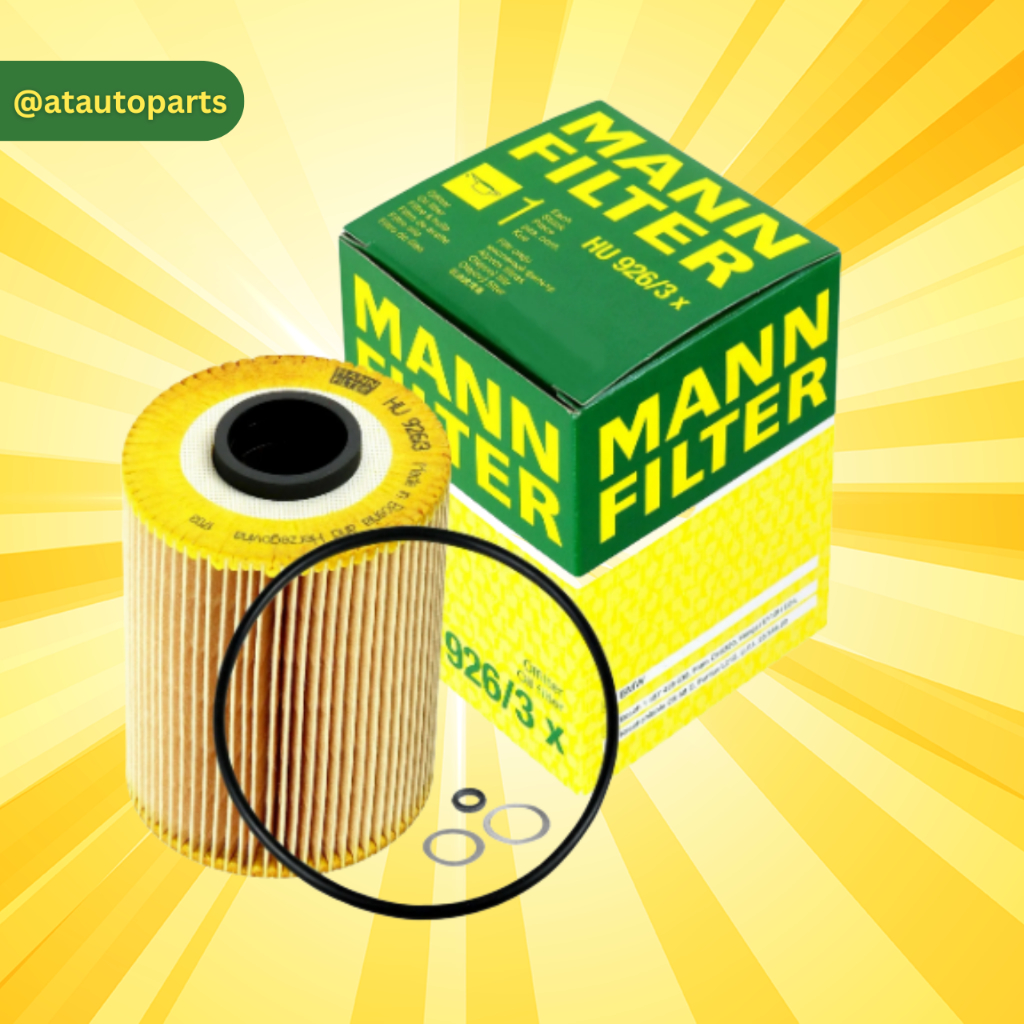 กรองน้ำมันเครื่อง BMW Series 5 E34 ( 1988 - 1996 ) รุ่น 520i, 525i Oil Filter Mann HU 926/3x ...