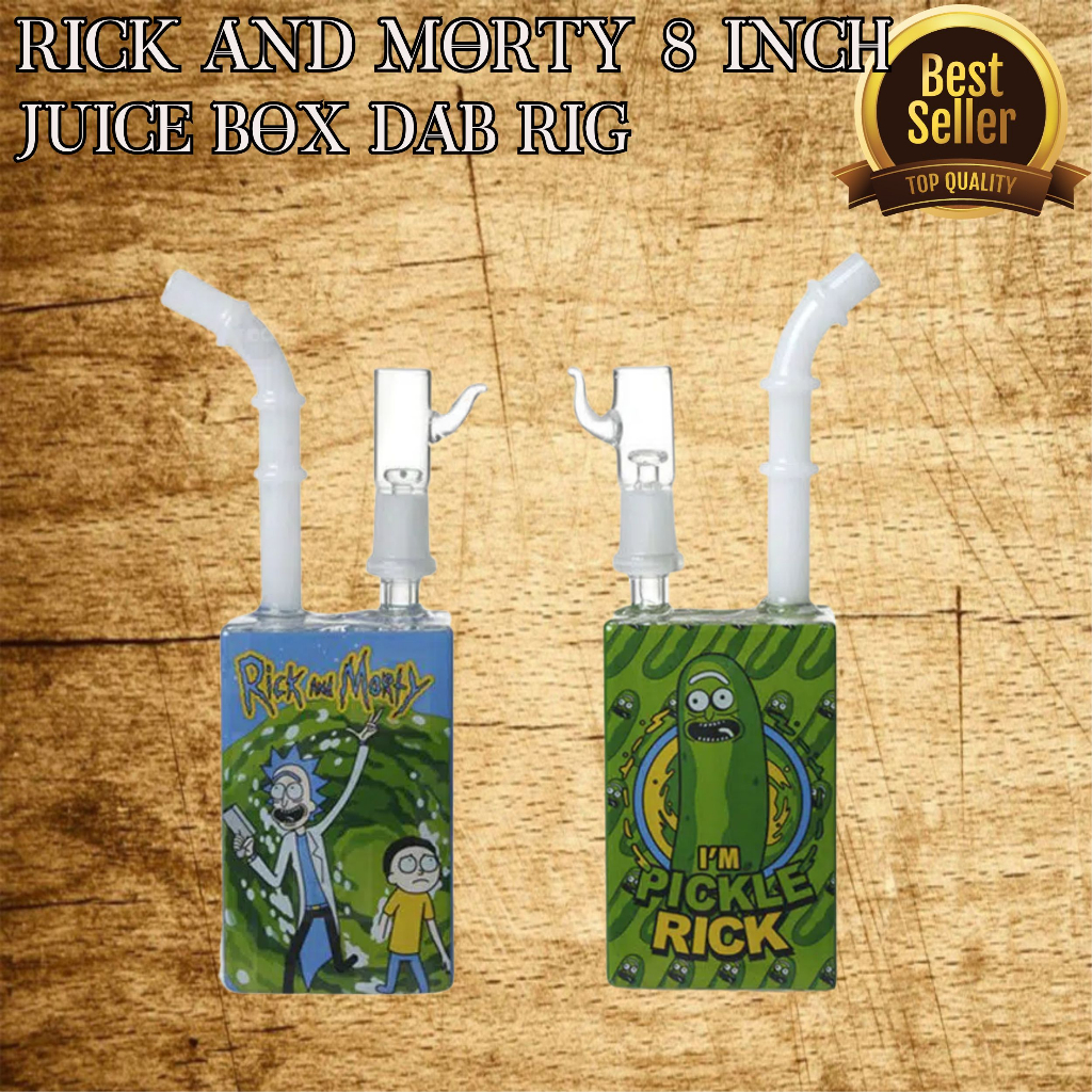 แก้ว Rick and Morty Juice Box Dab Rig 8 Inch | Shopee Thailand