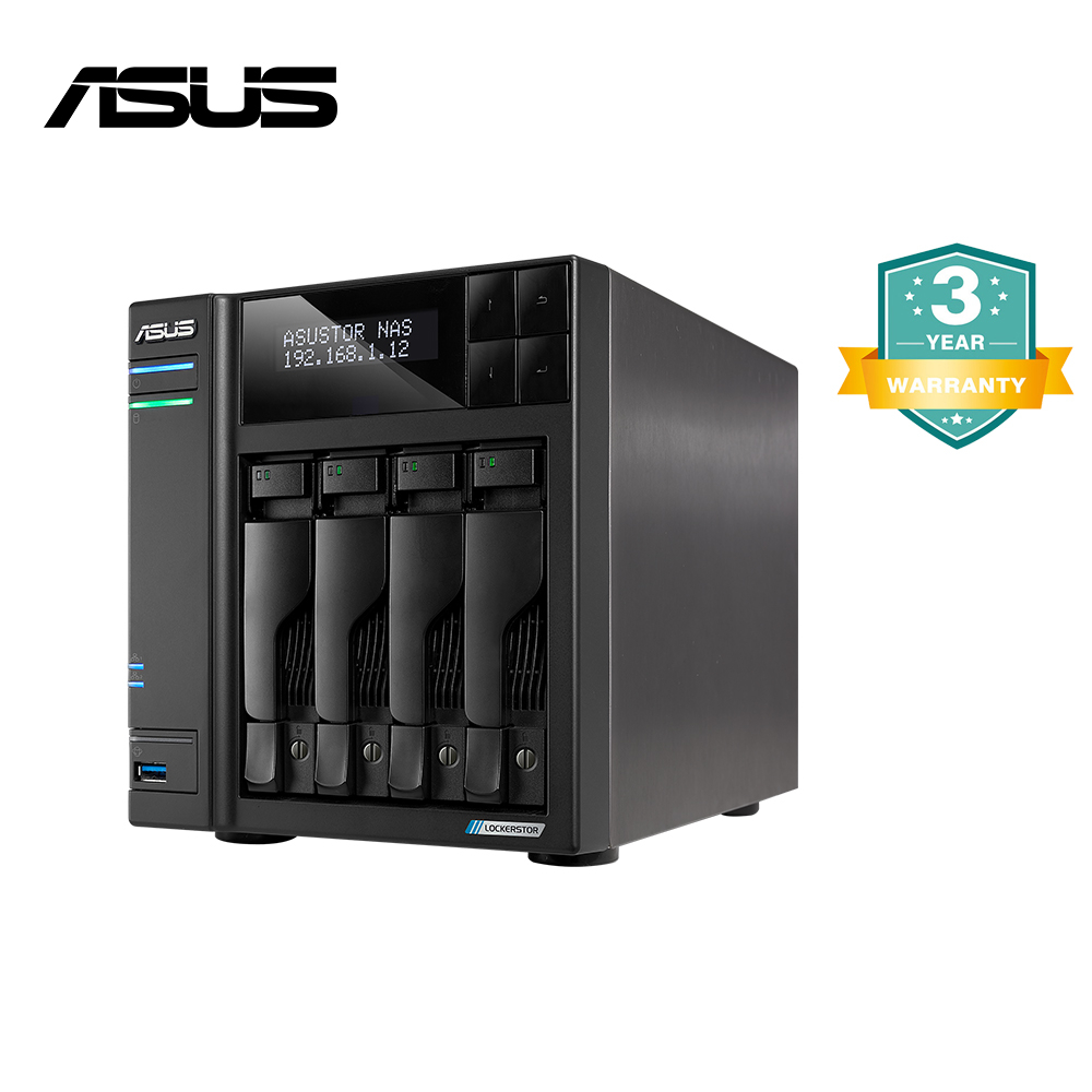 ASUS AS6604T 4 Bay NAS 3 years warranty | Shopee Thailand