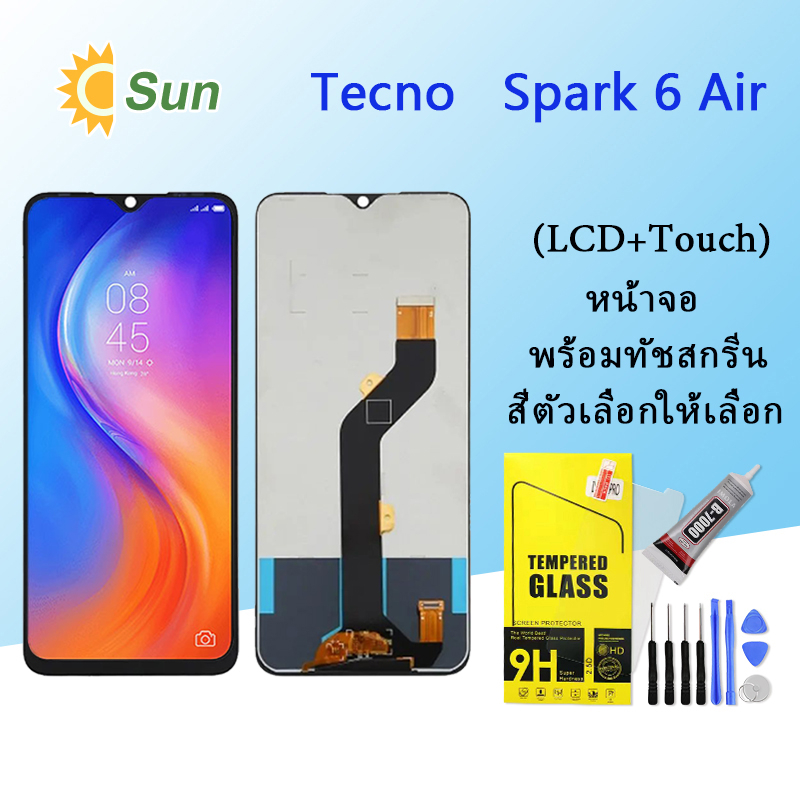 หน้าจอ Lcd Tecno Spark 6 Air จอชุด จอพร้อมทัชสกรีน จอ+ทัช Lcd Display อะไหล่มือถือ หน้าจอ ...