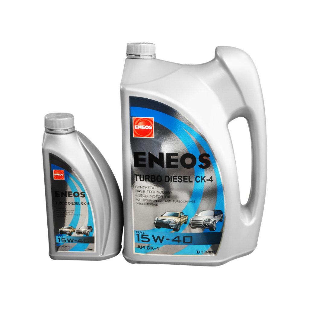 ENEOS น้ำมันเครื่อง TURBO DIESEL CK-4 15W40 6L+1L [55426381] | Shopee Thailand