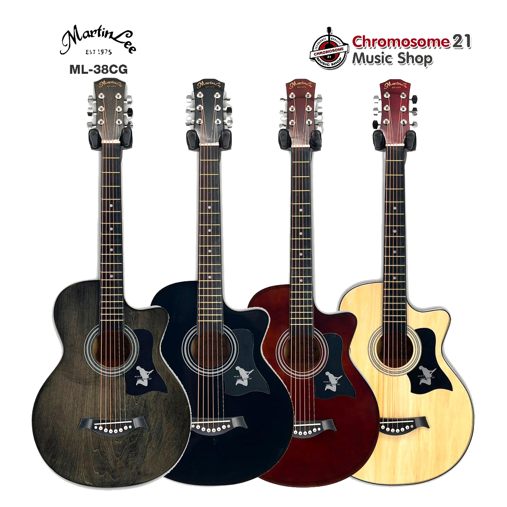 กีตาร์โปร่ง MartinLee รุ่น ML-38CG ขนาด 38” | Shopee Thailand