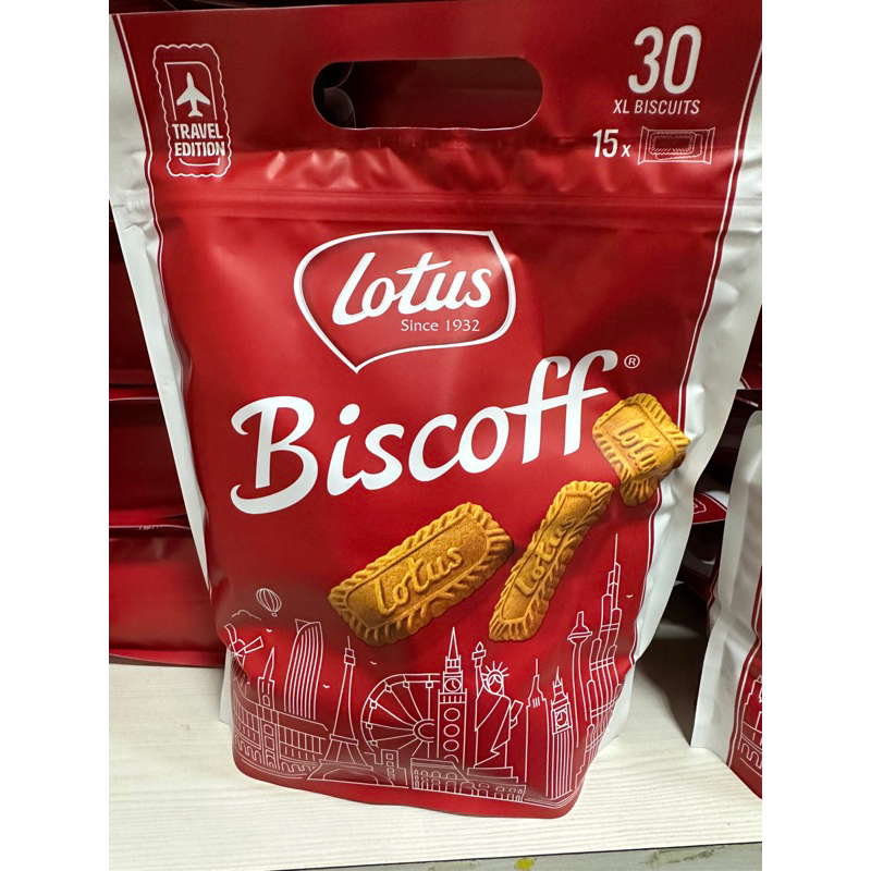 Lotus Since 1932 Biscoff Travel Edition 30 XL Biscuits 1 ห่อ มี 15 ห่อ ...