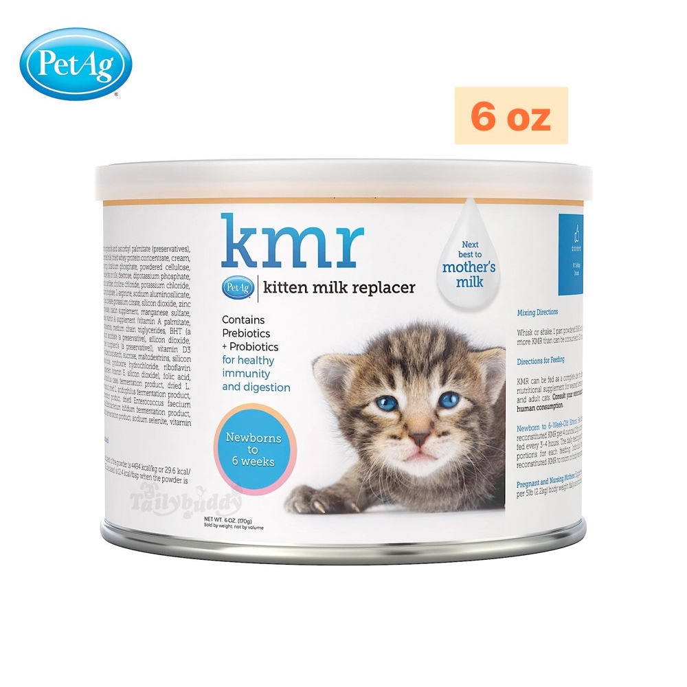 KMR นมผงแมว 6 oz Exp.3/2025 ลูกแมวแรกเกิด Powder kitten milk replacer ...