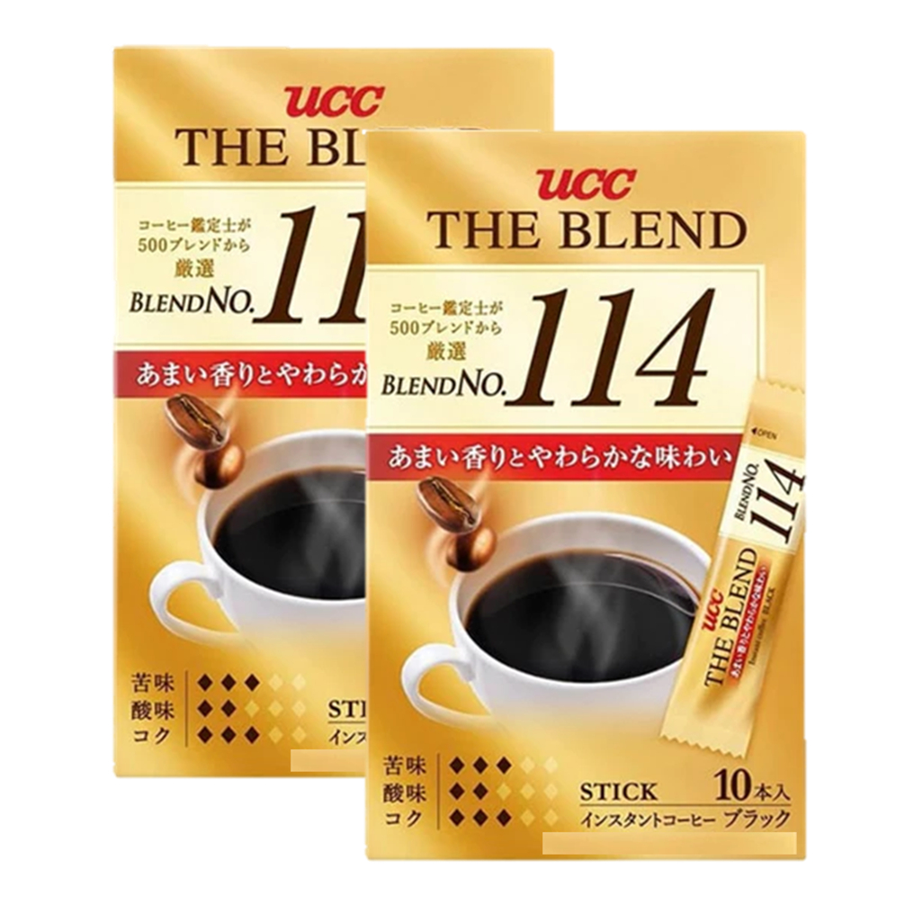 UCC The Blend 114 Instant Black Coffee ยูซีซี กาแฟสำเร็จรูป แบบซอง 2g ...