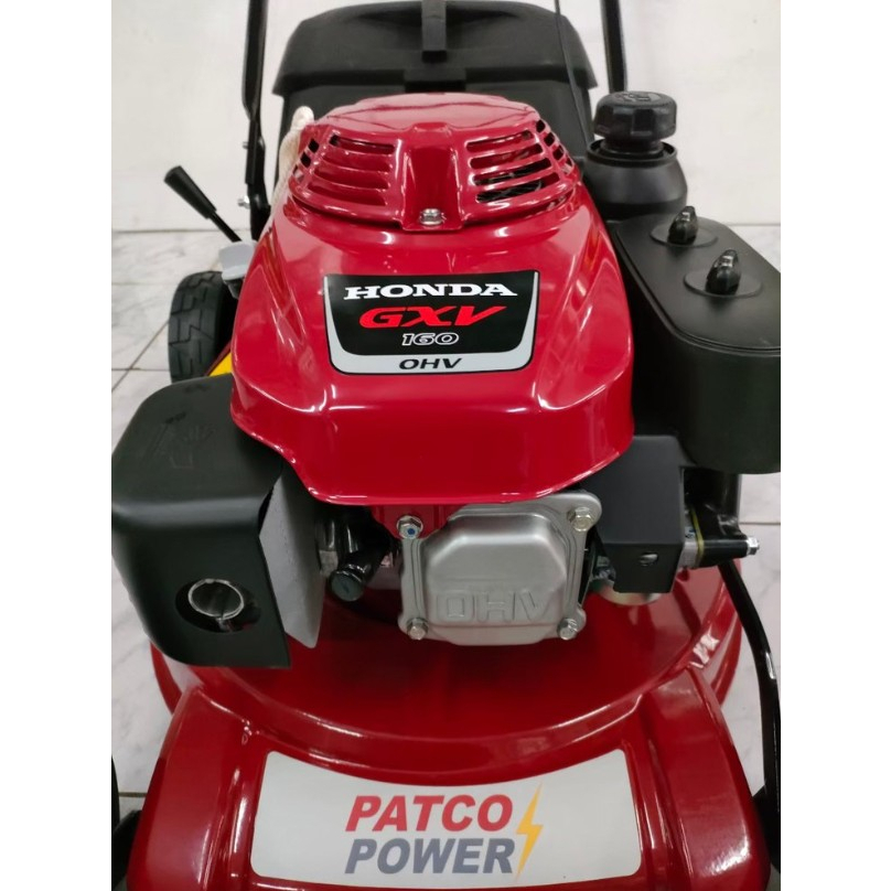 HONDA & PATCO รถเข็นตัดหญ้า 4 ล้อ รุ่น GXV160 ขนาด 19 นิ้ว มีที่เก็บหญ้า โครงเหล็ก รถตัดหญ้าสนาม ...