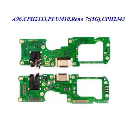 สายแพรชุดก้นชาร์จ Oppo A96,CPH2333,A96(5G),PFUM10,Reno 7z(5G),CPH2343 ...