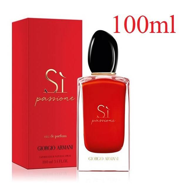 GIORGIO ARMANI Si Passione Eau De Parfum 100ml (Si แดง) | Shopee Thailand