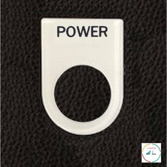 เนมเพลท ตู้คอนโทรล ขนาด 25 มม. (Name plate 25 mm.) | Shopee Thailand