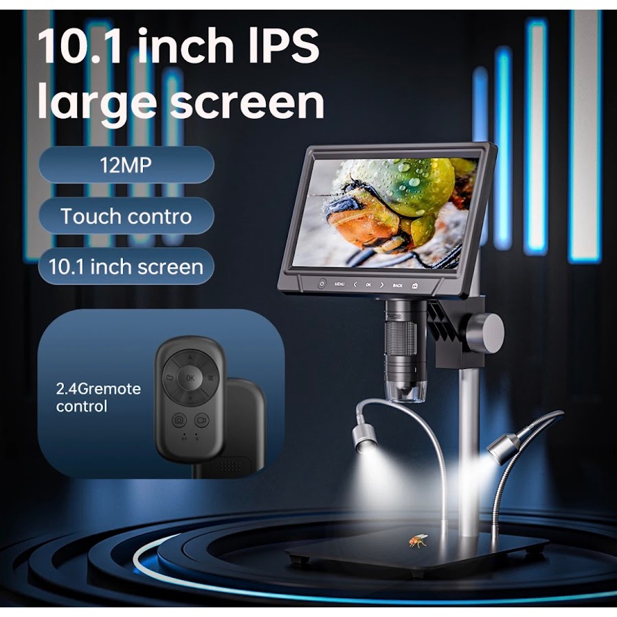10.1นิ้วกล้องจุลทรรศน์ดิจิตอลสำหรับซ่อมมือถือกล้องจุลทรรศน์ดิจิตอล ...