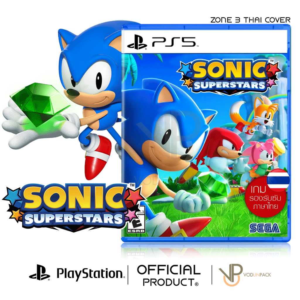 PS5 : Sonic Superstars Standard / Collector Edition Zone 3 THAI playstation 5 แผ่นเกม | Shopee ...