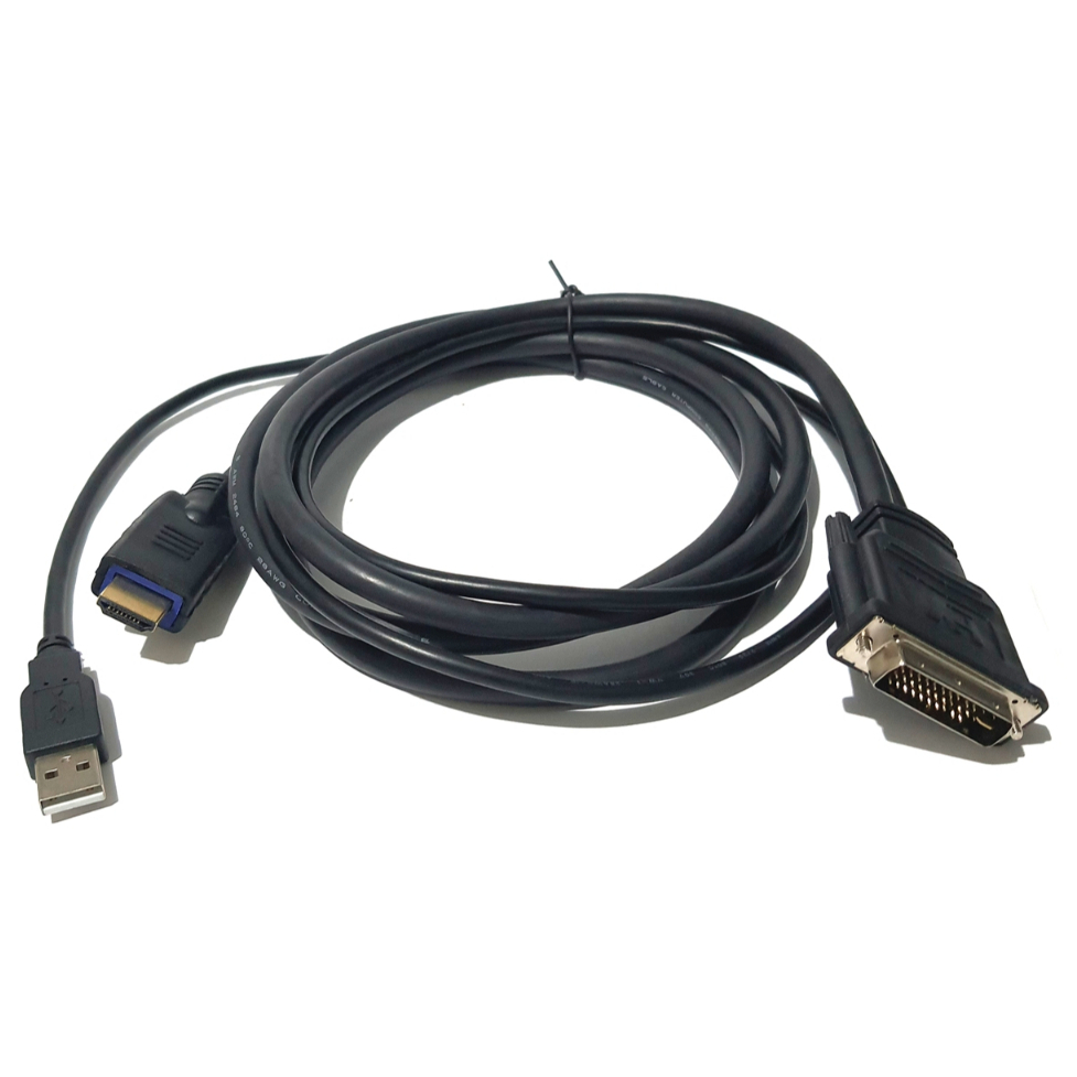 DVI M1-DA 30 + 5 Pin HD เข้ากันได้กับ Dual Link + โปรเจคเตอร์ USB Cable ...