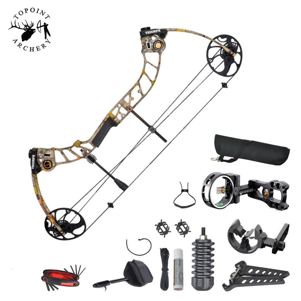 นู (มือขวา RH) TOPOINT T1 Compound Bow 30-70lbs set Sport Outdoor ...