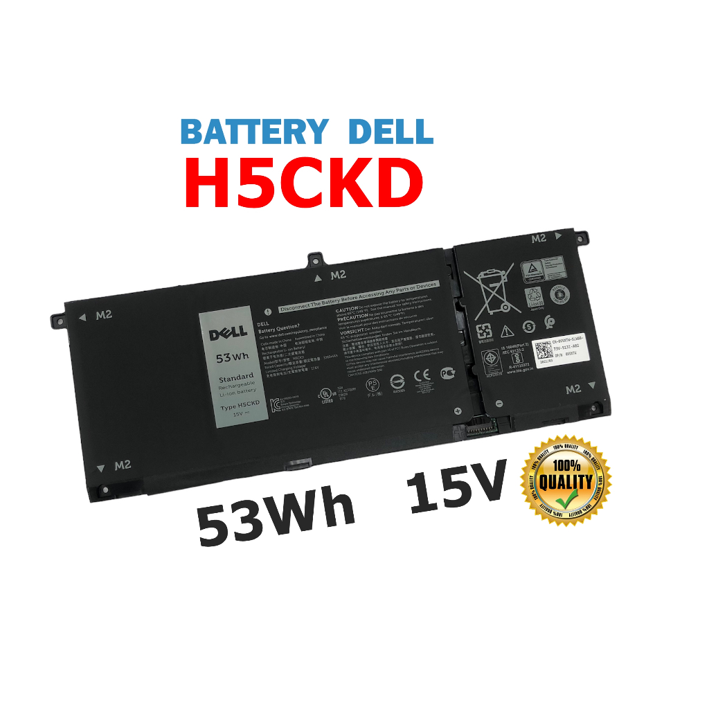 Dell แบตเตอรี่ H5CKD (สำหรับ Latitude 3410 3510,Inspiron 15 5509 5505 ...