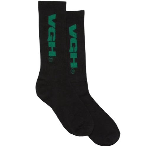 VGH LOGO SOCKS (BLACK) | Shopee Thailand