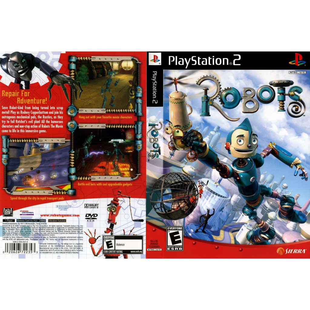 แผ่นเกมส์ PS2 Robots สกรีนแผ่น คุณภาพ ส่งไว (DVD) | Shopee Thailand