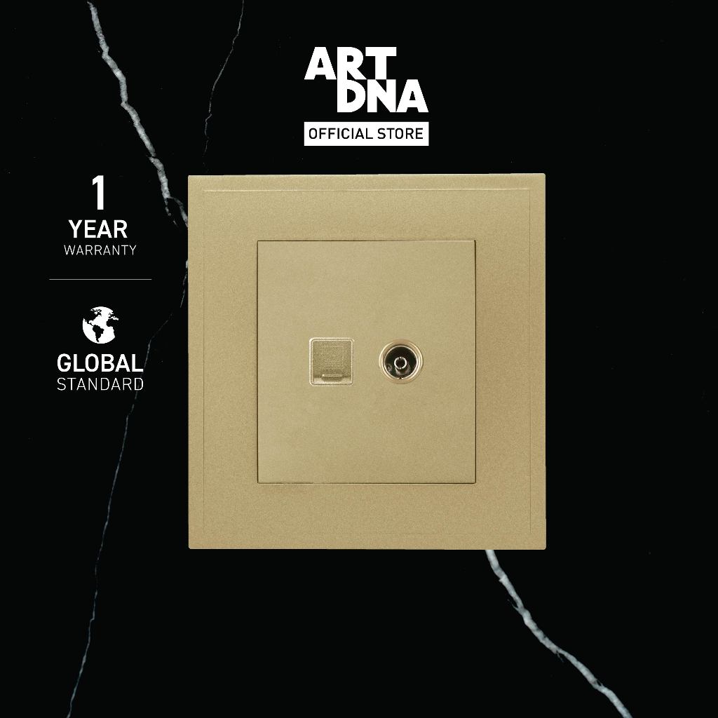 ART DNA รุ่น D3 Computer&TV Socket design switch สวิตซ์ไฟโมเดิร์น ...