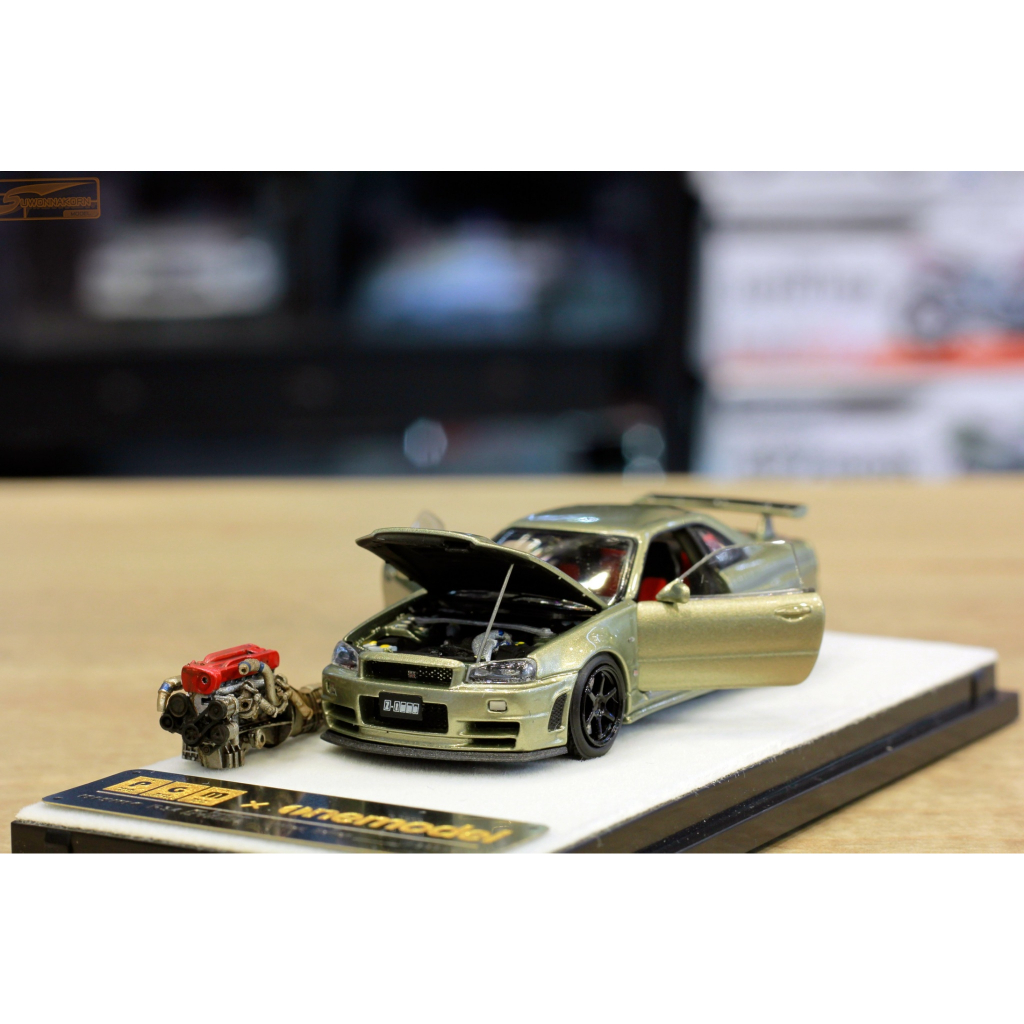 PGM X ONE Model Nissan Skyline R34 Nismo Z-tune Jade+Engine | Shopee ...