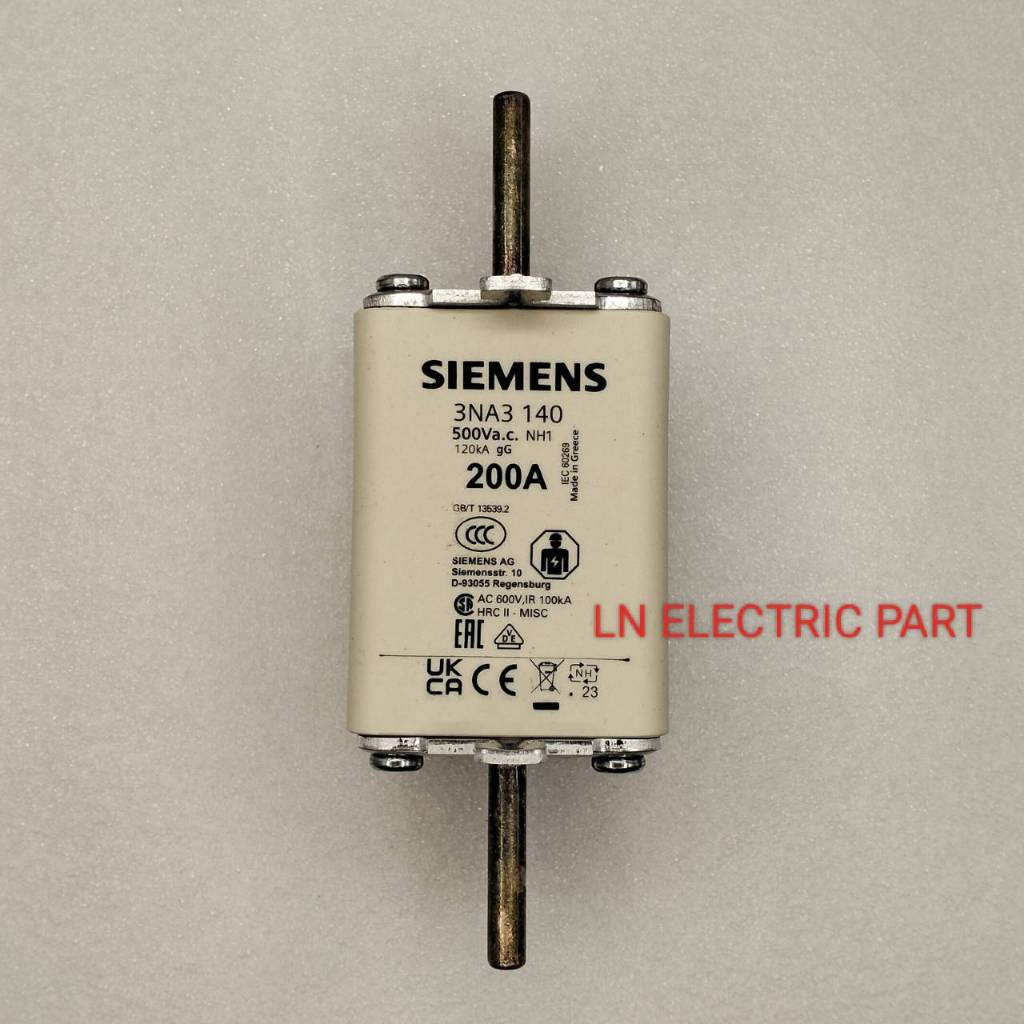 SIEMENS Fuse 3NA3 140 /200A (พร้อมส่งในไทย) | Shopee Thailand
