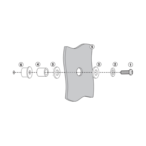 GIVI D3101KIT Specific Screen Fitting Kit - อุปกรณ์ติดตั้ง | Shopee ...