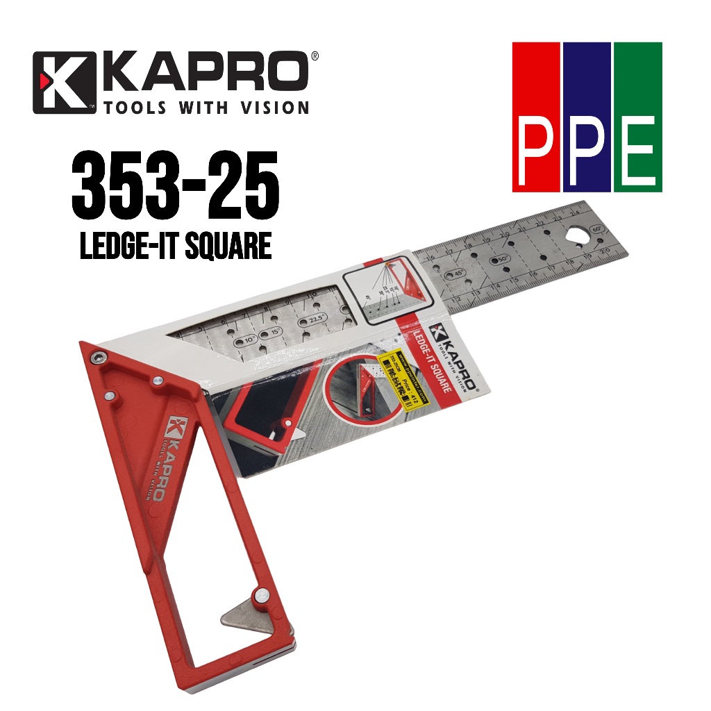 353-25 [Kapro] ฉากเหล็กสแตนเลสขนาด 10" Stainless Ledge-It Square 10 ...