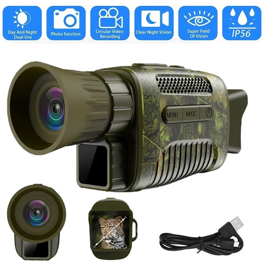 กล้องโทรทรรศน์ NV1000 4K Digital Night Vision อุปกรณ์อินฟราเรด Optical ...
