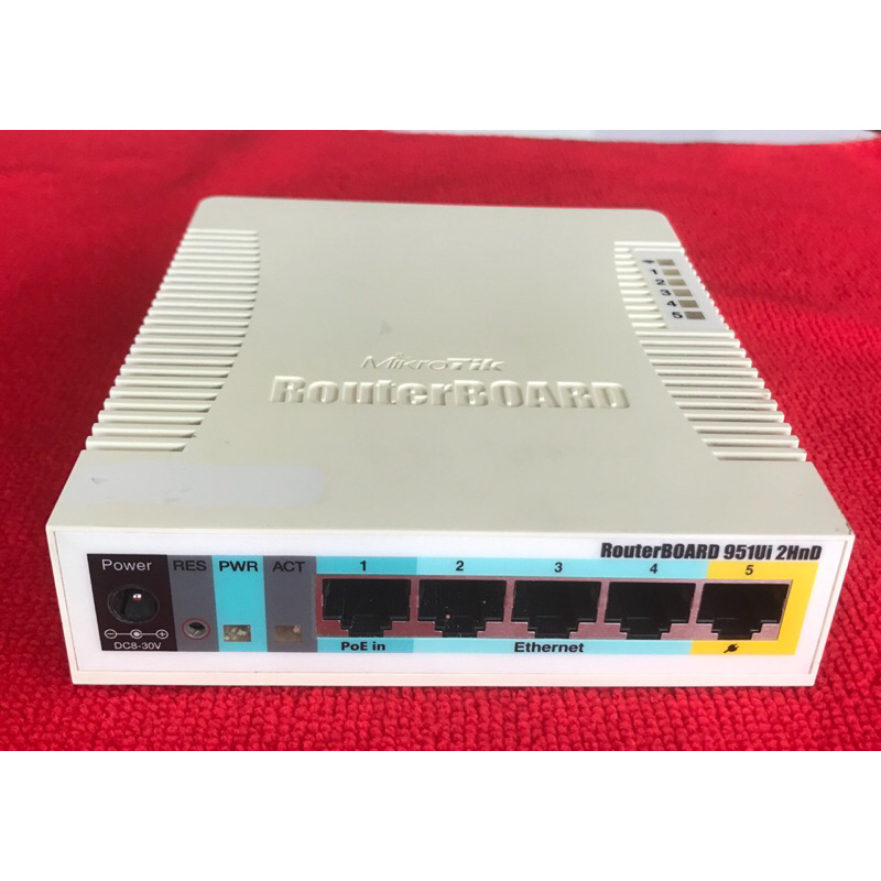 Wireless Access Point Mikrotik RB951Ui-2HnD มือสองสภาพดี (พร้อม Power ...