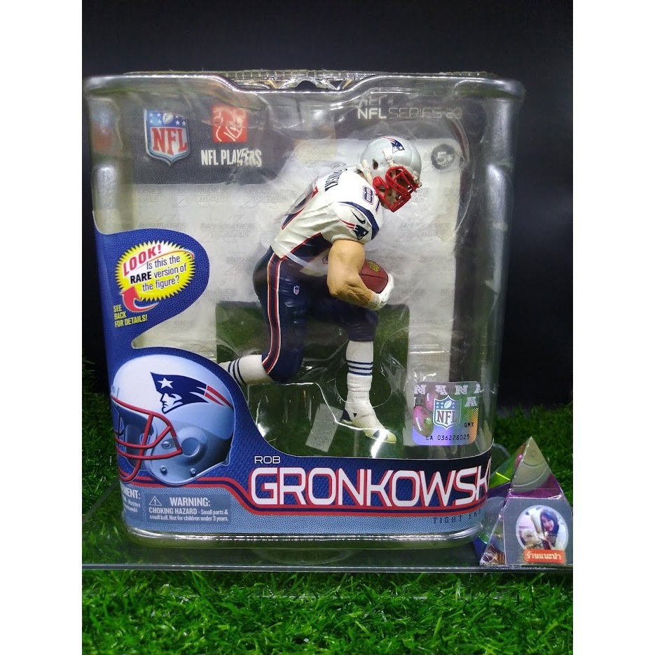 (ของแท้ หายากมาก) ร็อบ กรอนคาวสกี นิวอิงแลนด์ แพทริออตส์ Rob Gronkowski ...